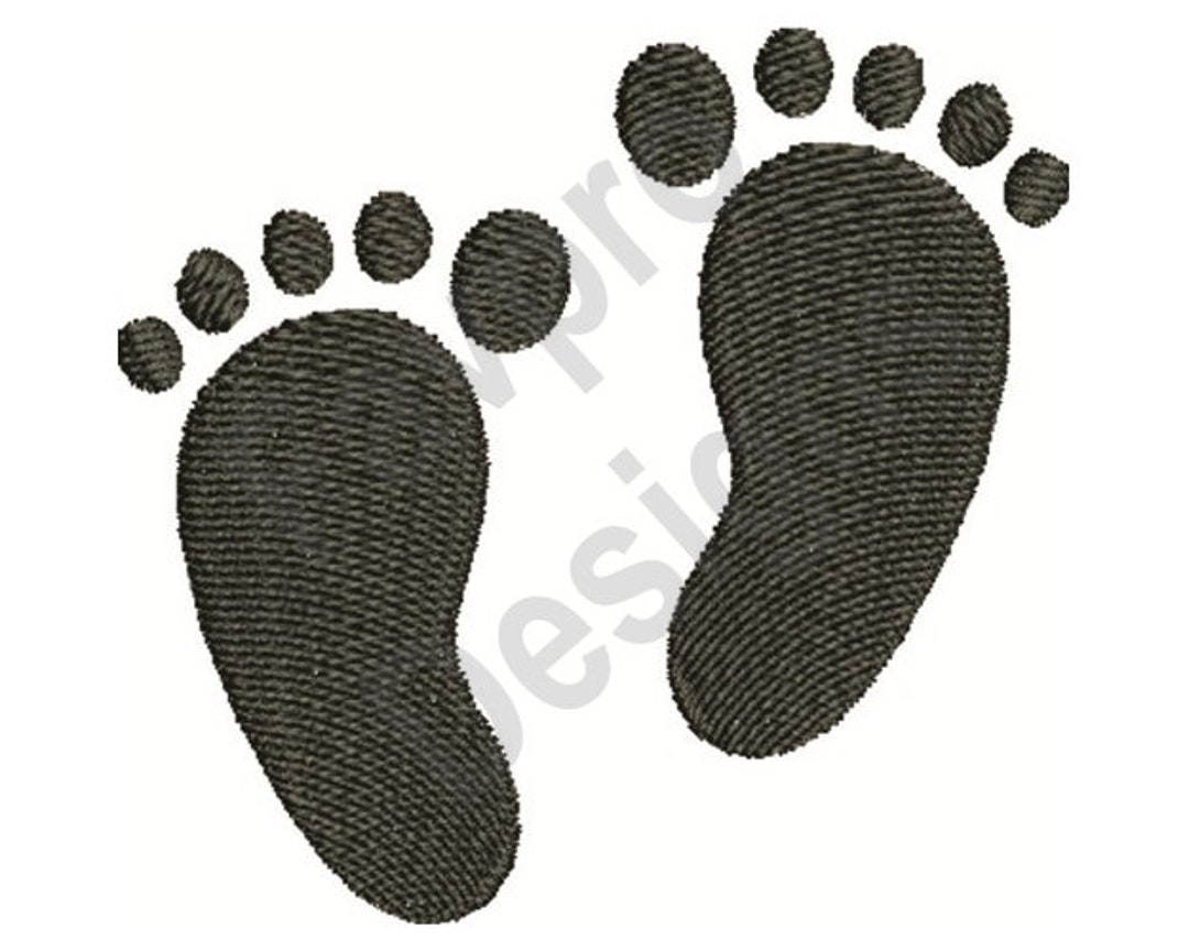Footprints - Machine Embroidery Design - Etsy