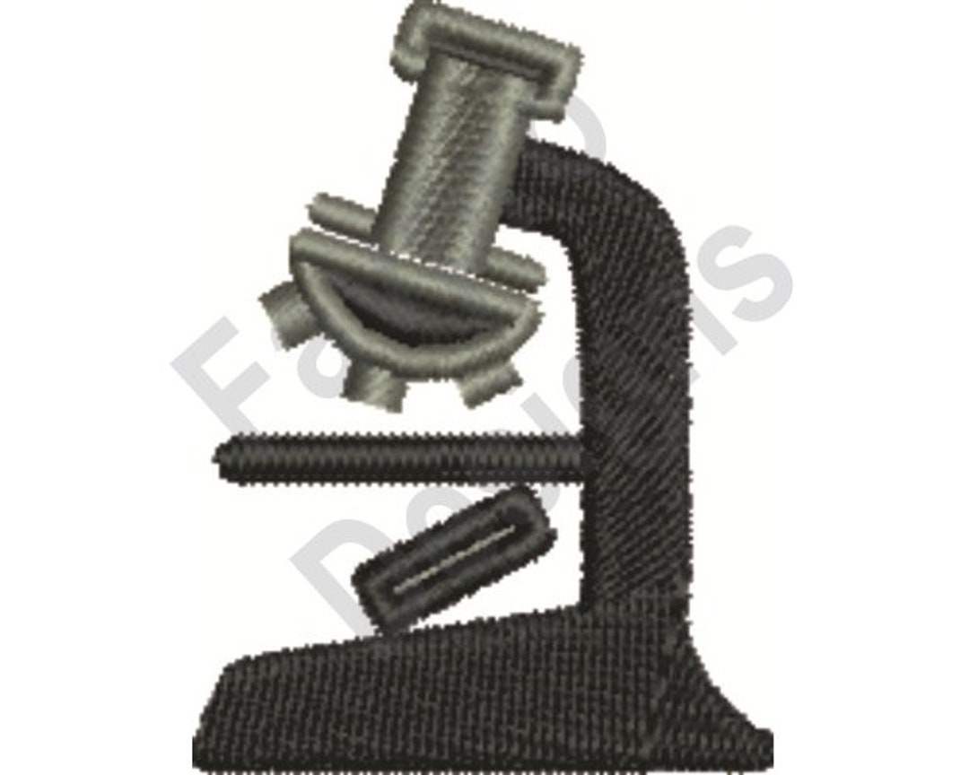 Microscope Machine Embroidery Design - Etsy