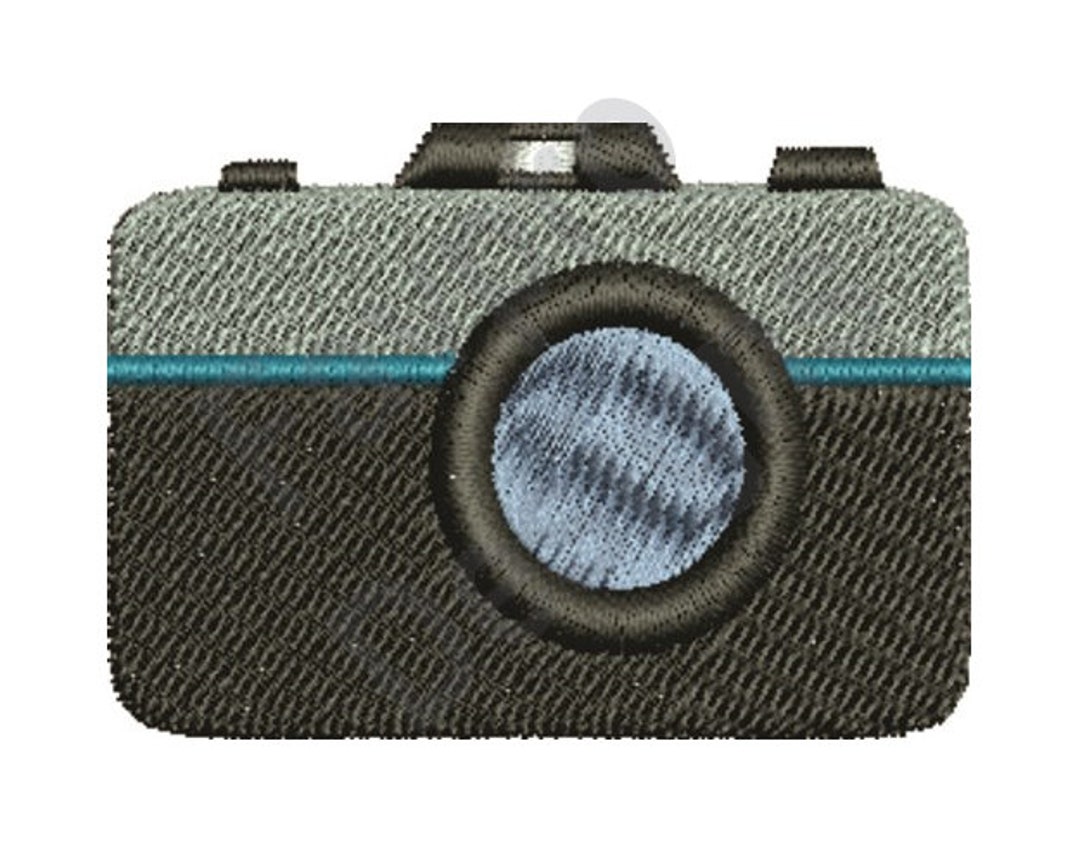 Camera Machine Embroidery Design - Etsy
