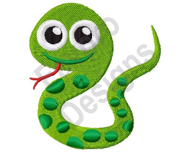 Snake Machine Embroidery Design - Etsy