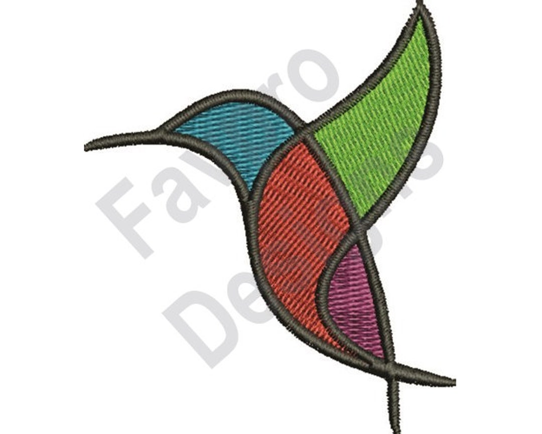 Bird in Flight - Machine Embroidery Design - Etsy