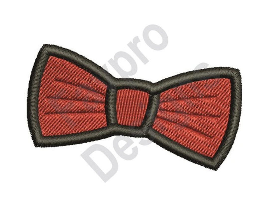 Bow Tie - Machine Embroidery Design - Etsy