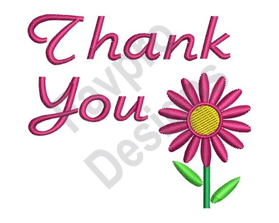 Sewing & Fiber Machine Embroidery Design Thank You Embroidery Sewing ...