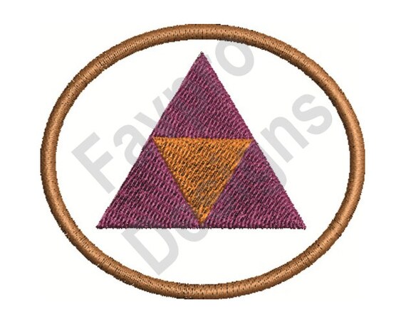 Triforce Emblem Machine Embroidery Design | Etsy