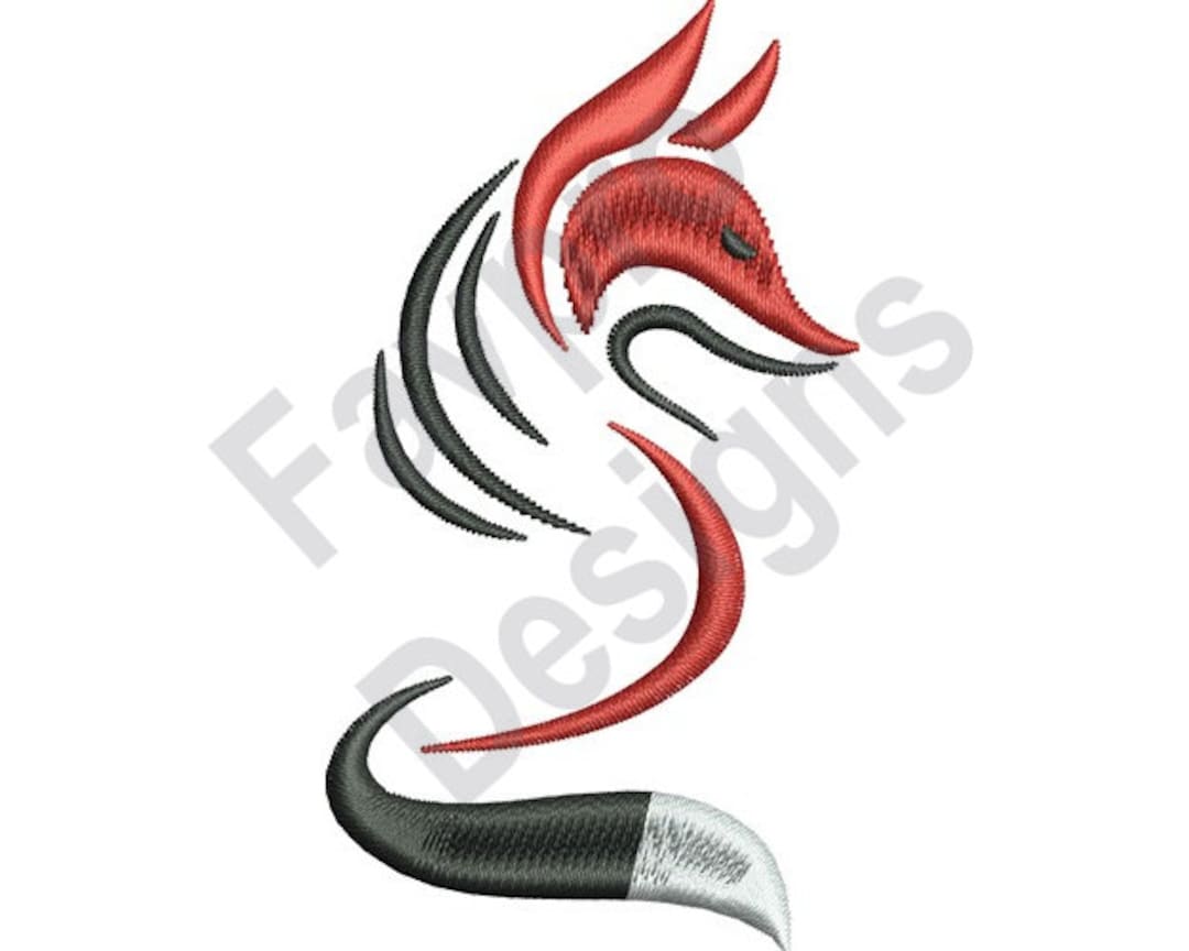 Red Shifty Fox - Machine Embroidery Design - Etsy