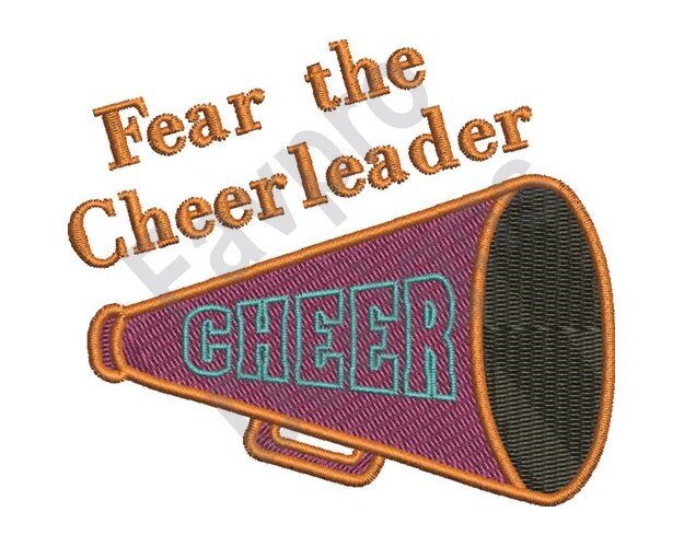 Megaphone Cheer Machine Embroidery Design - Etsy
