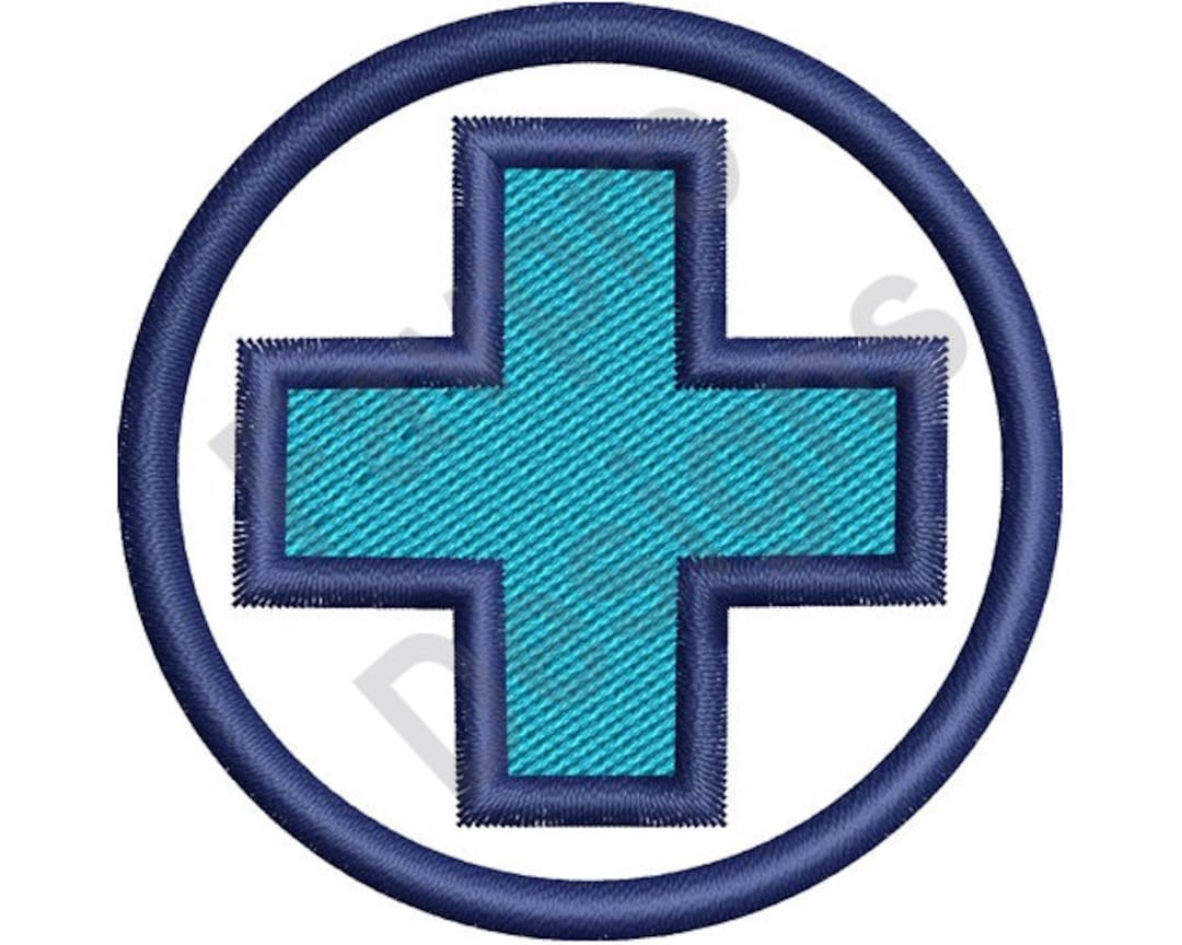Blue Cross - Machine Embroidery Design - Etsy