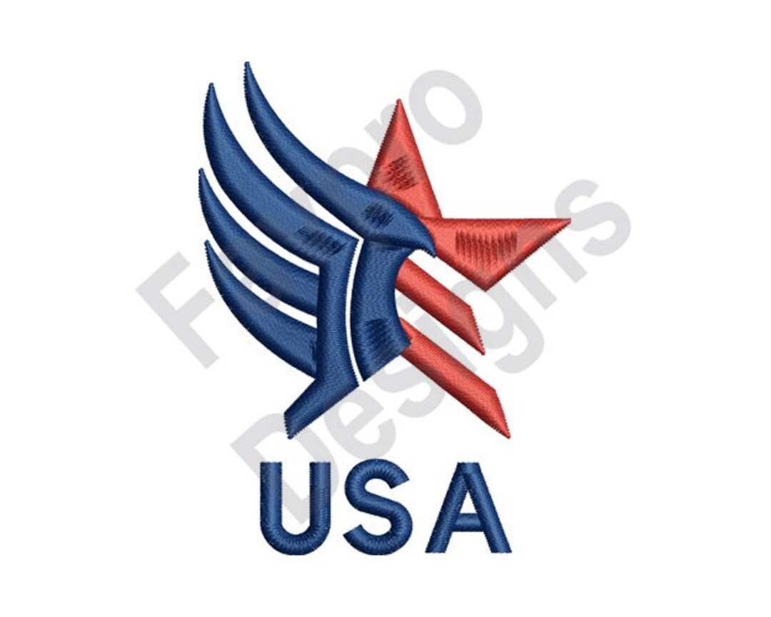 Usa Star - Machine Embroidery Design - Etsy