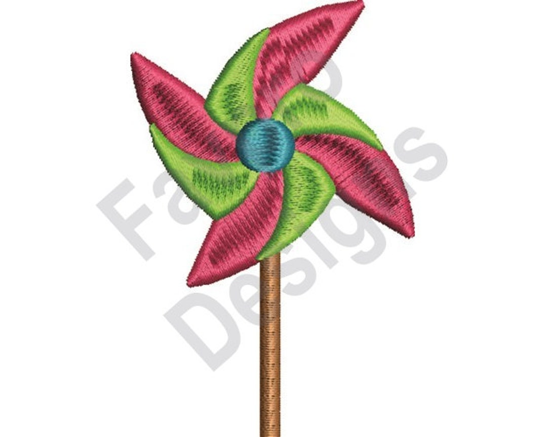Pinwheel - Machine Embroidery Design - Etsy