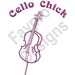 Cello Chick - Machine Embroidery Design - Etsy
