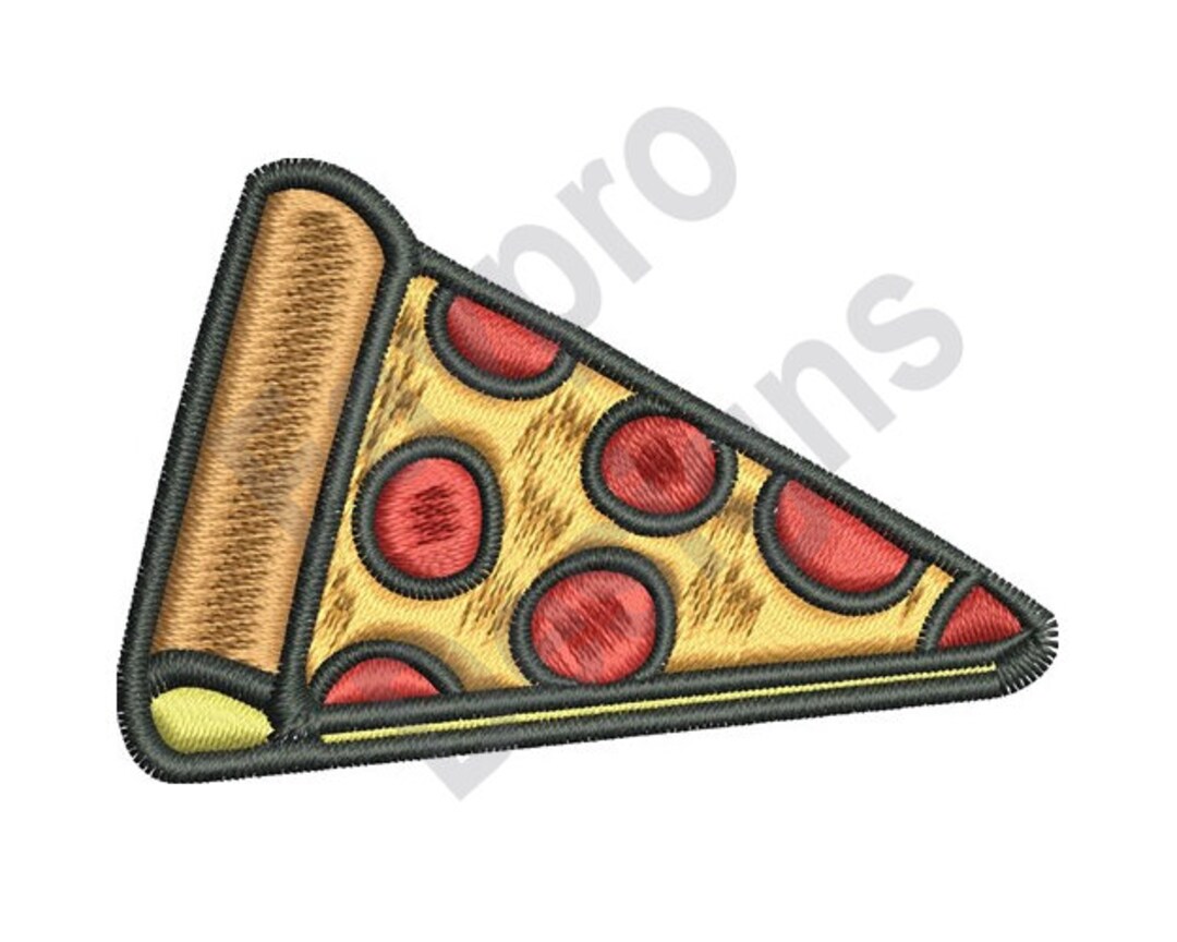 Pizza Slice - Machine Embroidery Design - Etsy