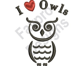 Embroidery Machine Designs Owl Outline - Etsy
