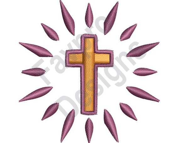 Holy Cross Machine Embroidery Design | Etsy