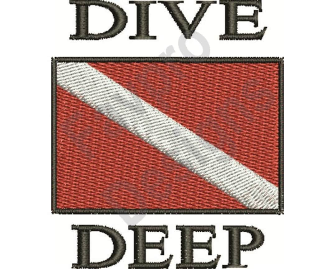 Dive Deep - Machine Embroidery Design - Etsy