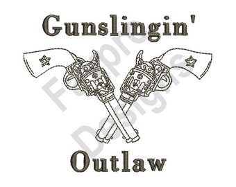 Bandit Outlaw - Machine Embroidery Design - Etsy