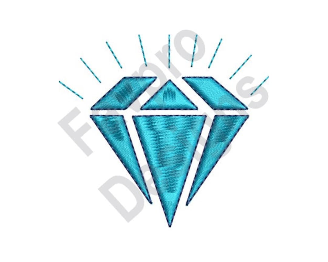 Diamond - Machine Embroidery Design - Etsy