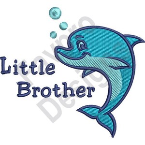 Little Brother - Machine Embroidery Design - Etsy
