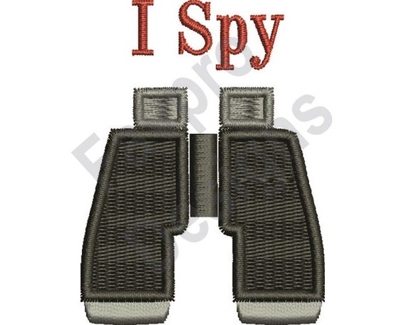 I Spy Machine Embroidery Design | Etsy