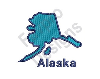 Alaska State Machine Embroidery Design Embroidery Designs - Etsy