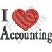 I Love Accounting Machine Embroidery Design - Etsy