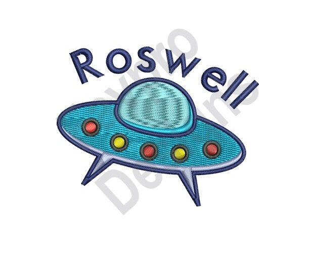 Roswell Ufo - Machine Embroidery Design - Etsy