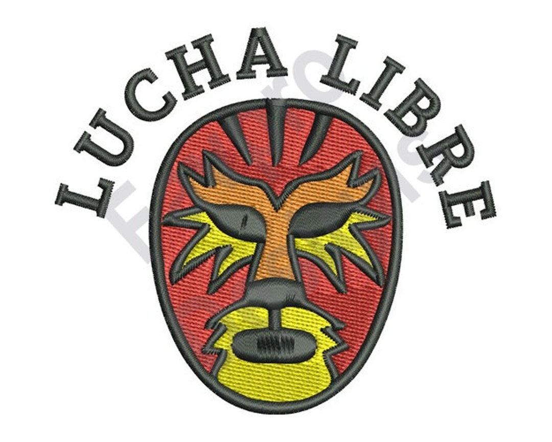 Lucha Libre - Machine Embroidery Design - Etsy