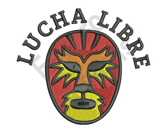 Lucha Libre Machine Embroidery Design | Etsy