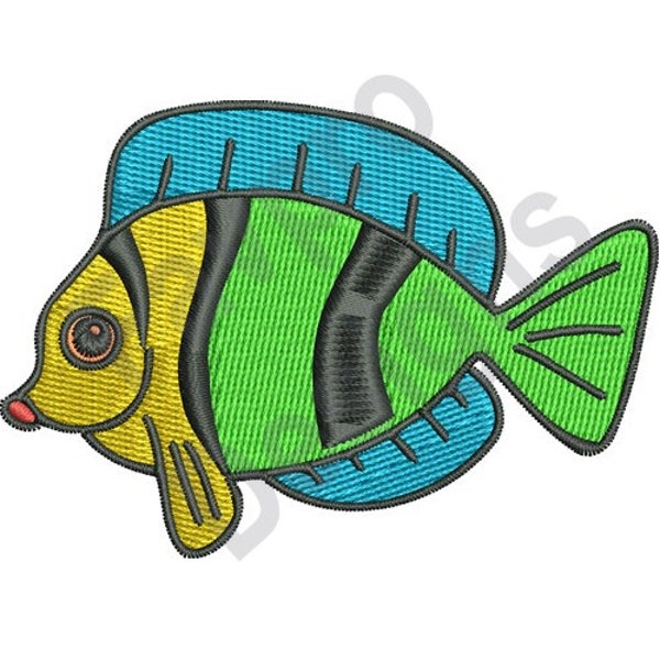 Tropical Fish Embroidery - Etsy