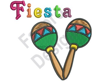 Fiesta Sombrero Machine Embroidery Design Cinco De Mayo - Etsy