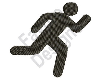 Runner Embroidery Design. Runner Mini. Machine Embroidery Design. Male ...