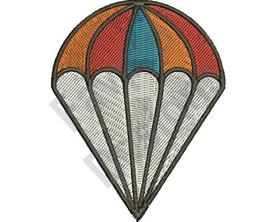 Parachute Machine Embroidery Design | Etsy