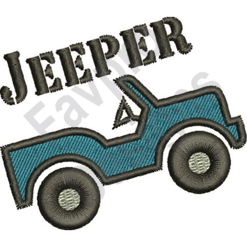 Jeep Applique - Etsy