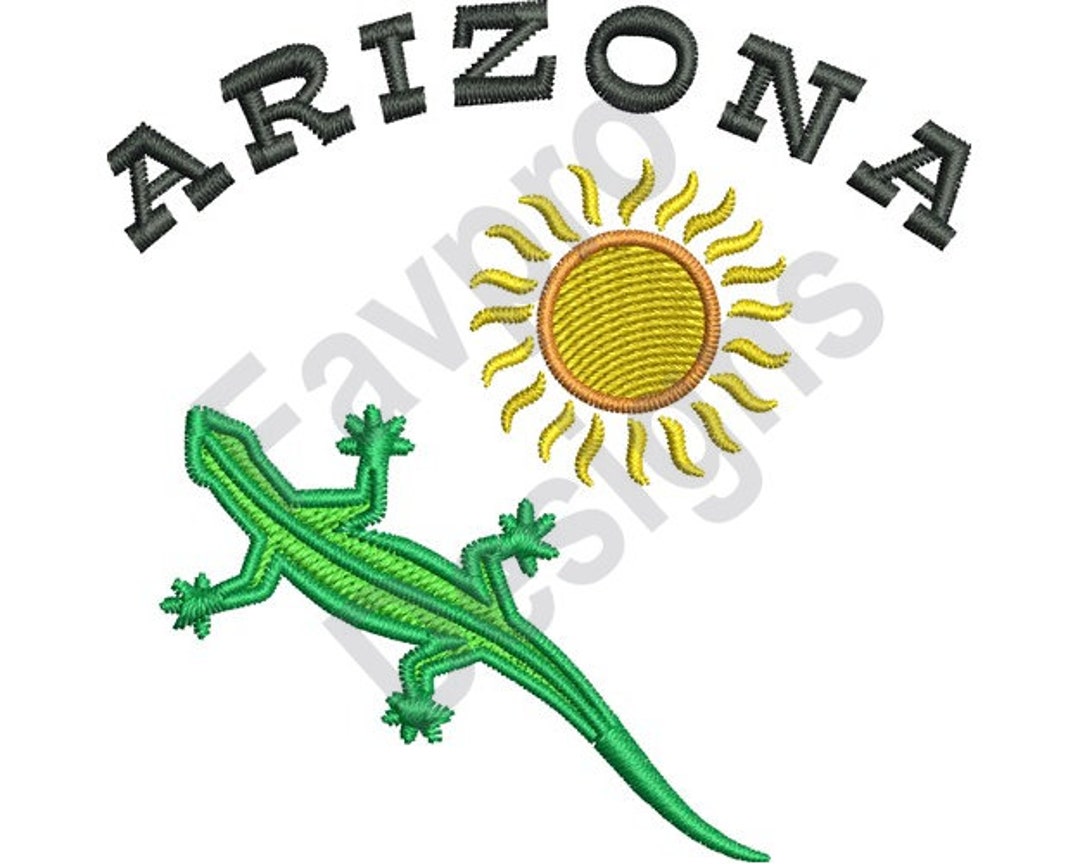 Arizona - Machine Embroidery Design - Etsy