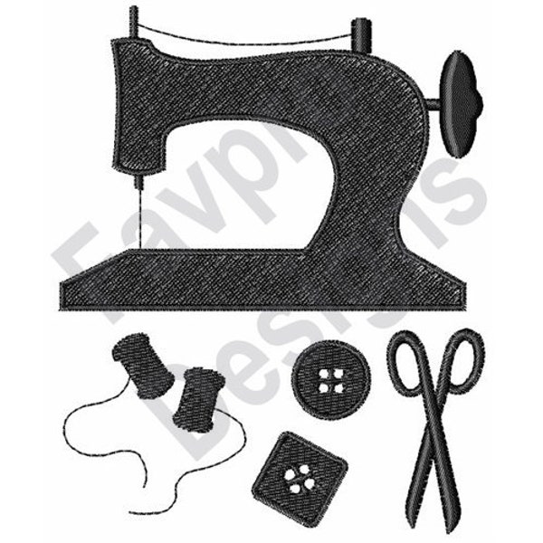 Sewing Machine Embroidery Design - Etsy