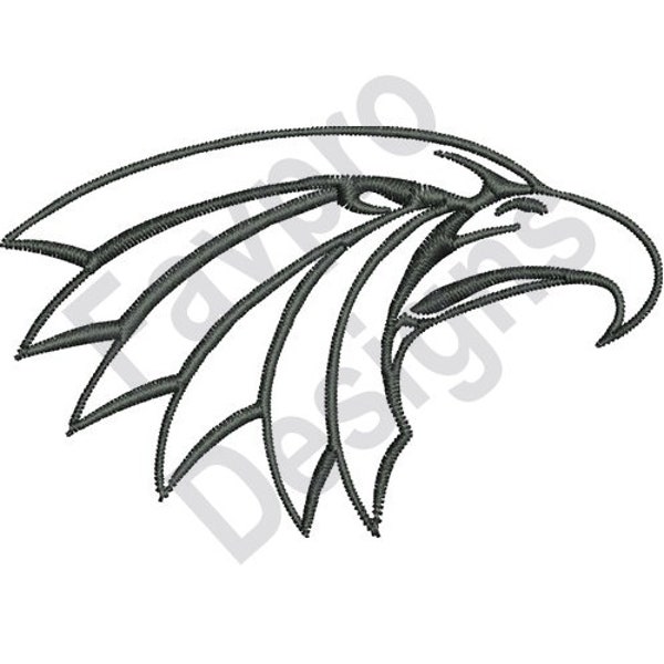 Falcon Embroidery Design - Etsy
