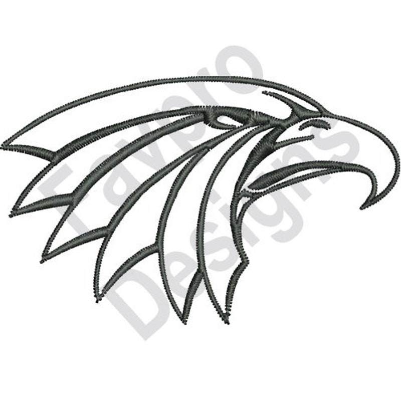 Falcon Embroidery Design - Etsy