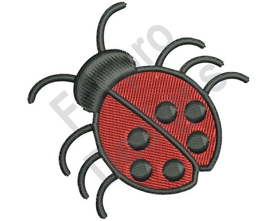 Lady Bug Machine Embroidery Design | Etsy
