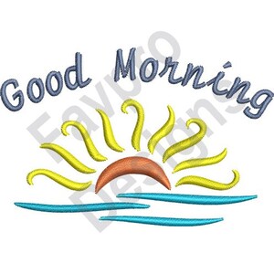 Sunrise - Machine Embroidery Design - Etsy