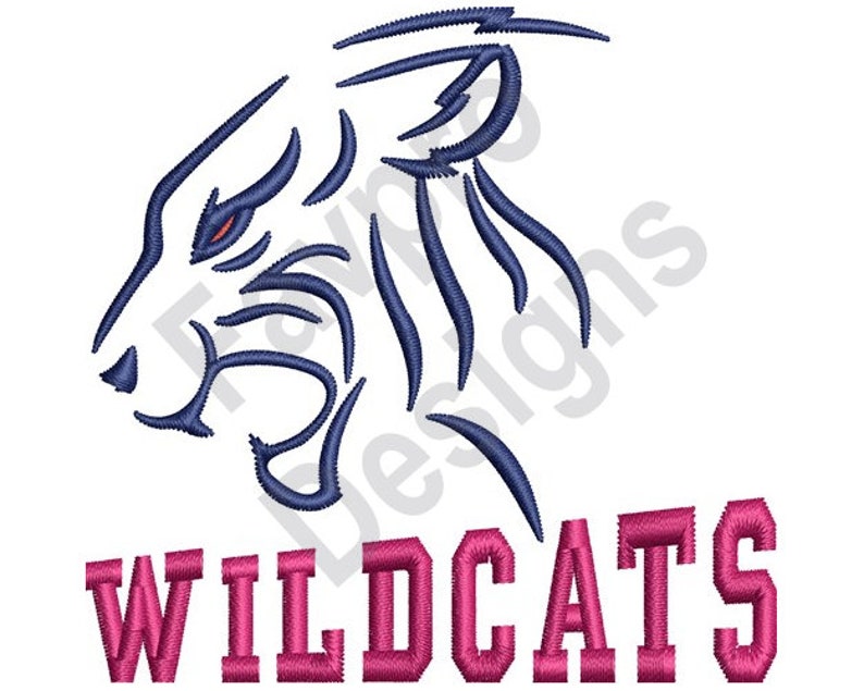 Wildcats Head Machine Embroidery Design - Etsy