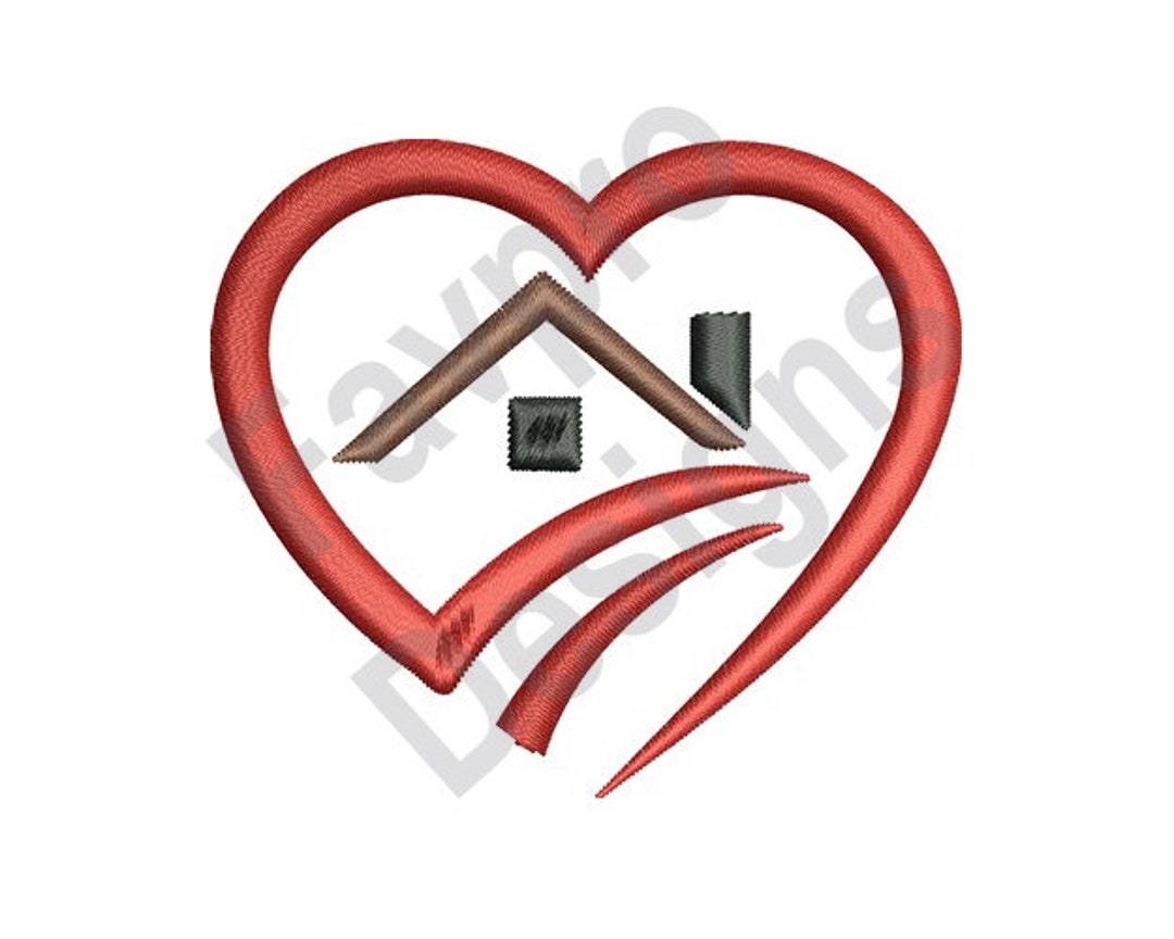 Love Home - Machine Embroidery Design - Etsy