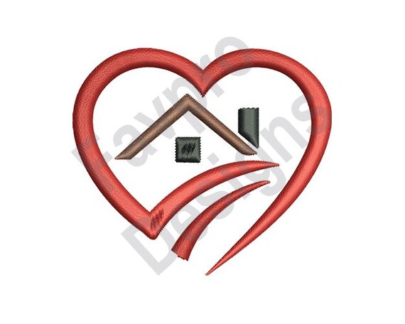 Love Home Machine Embroidery Design | Etsy