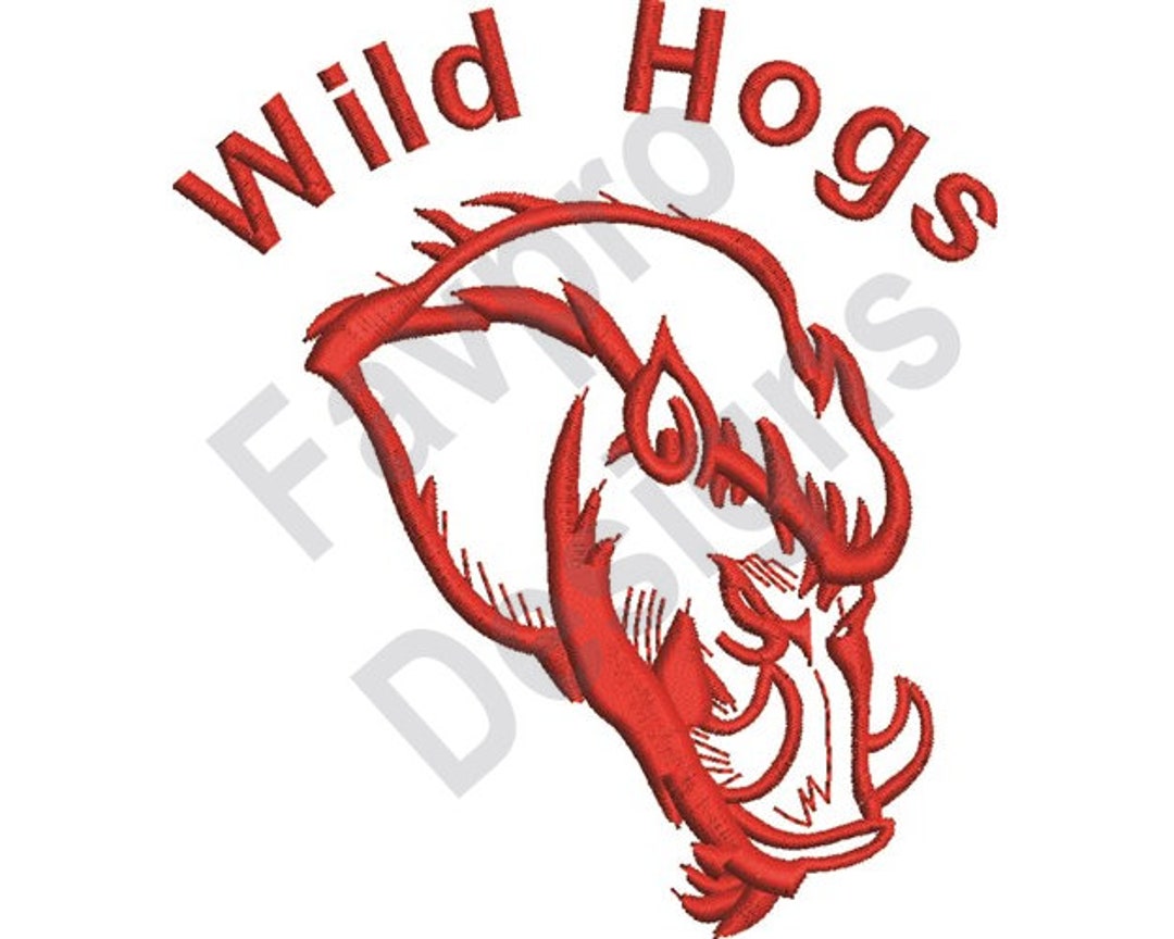 Wild Hogs - Machine Embroidery Design - Etsy