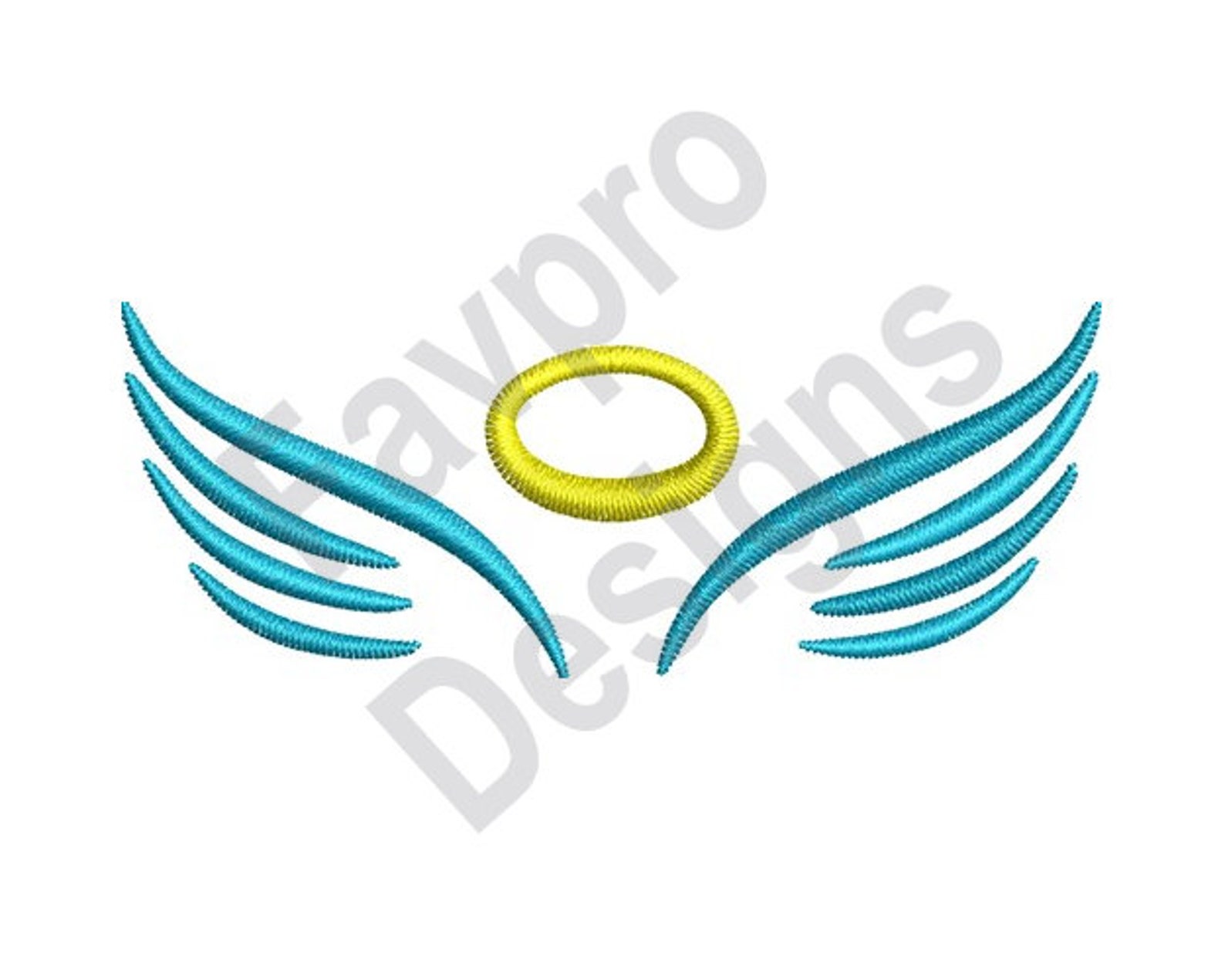 Angel Halo - Machine Embroidery Design - Etsy