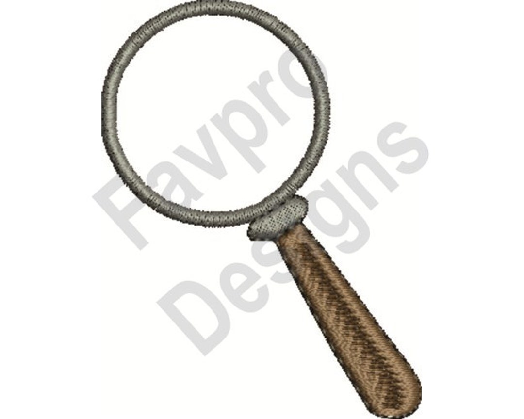 Magnifying Glass - Machine Embroidery Design - Etsy