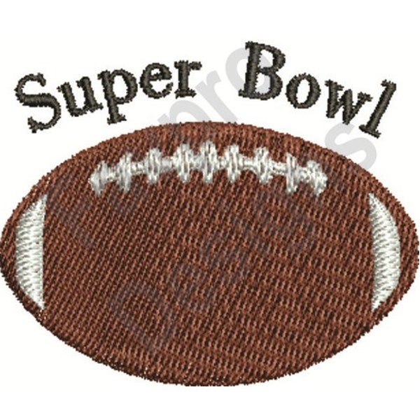 Super Bowl Embroidery Design - Etsy
