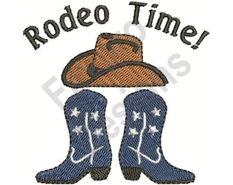 First Rodeo Machine Embroidery Design - Etsy