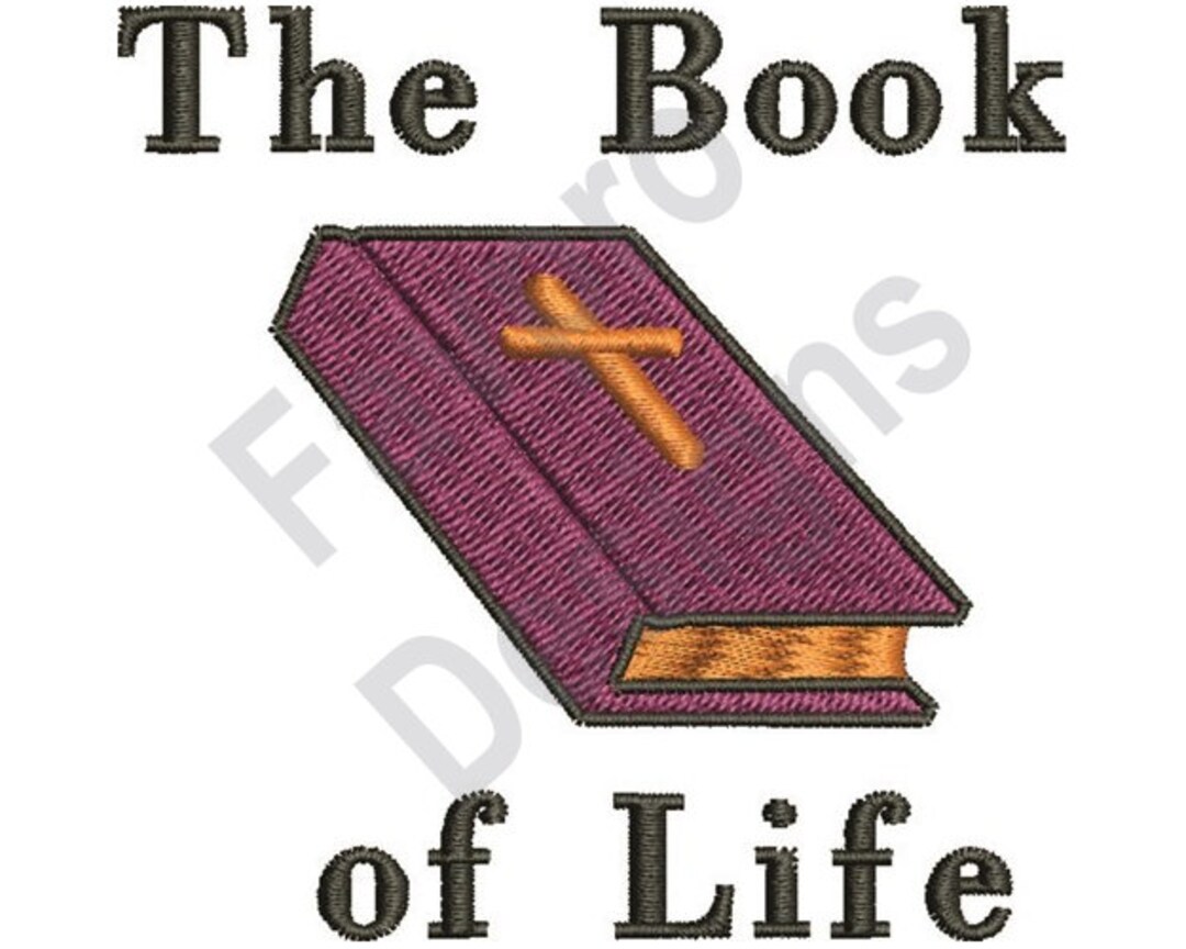 Book of Life - Machine Embroidery Design - Etsy