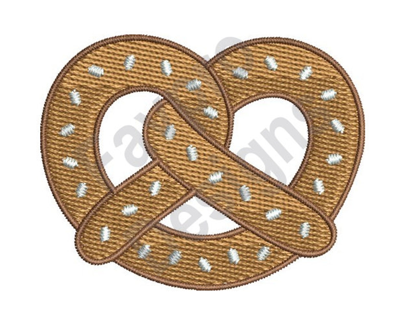 Pretzel - Machine Embroidery Design - Etsy