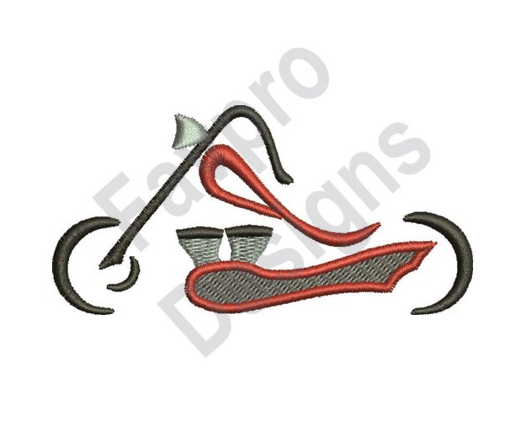 Motorcycle - Machine Embroidery Design - Etsy
