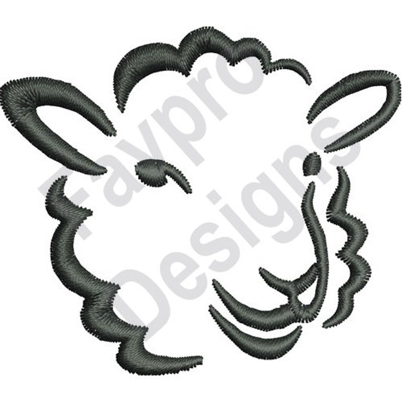 Sheep Embroidery - Etsy